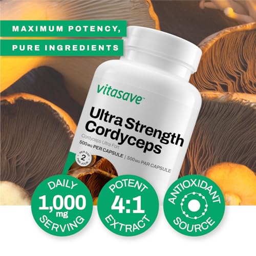 Vitasave Cordyceps mushrooms for athletes