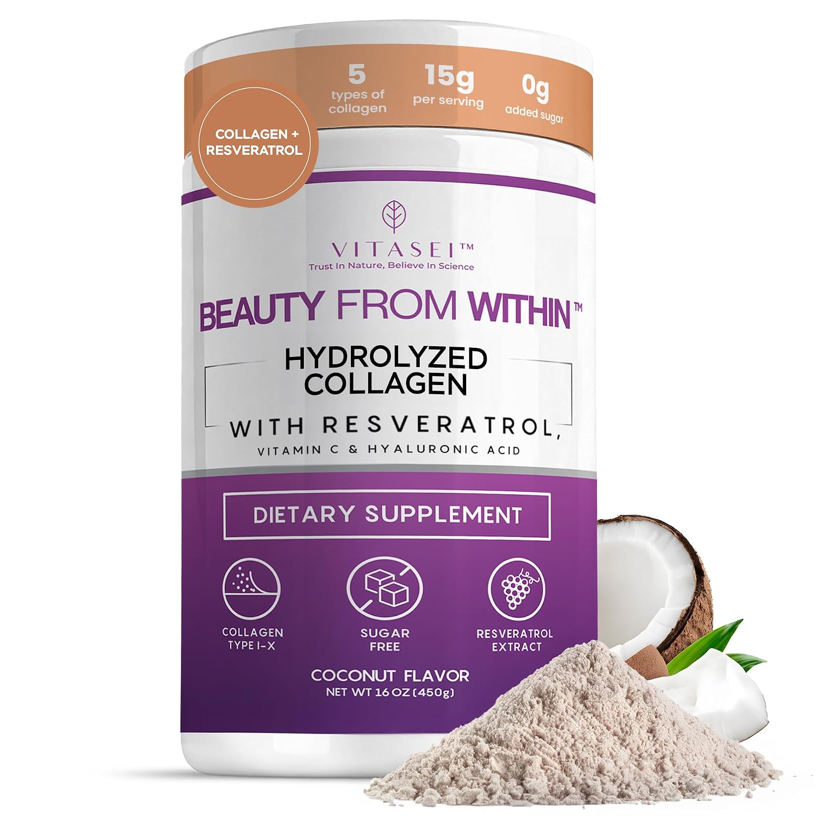 VITASEI collagen peptide powder benefits