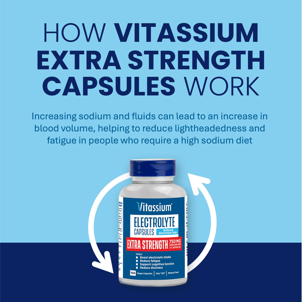Vitassium capsules for low sodium meals