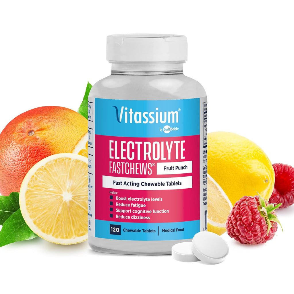 Vitassium electrolyte tablets for hydration