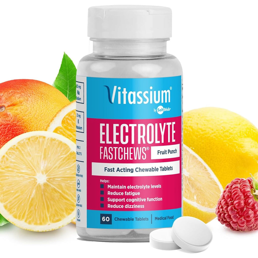 Vitassium FastChews sodium electrolyte tablets