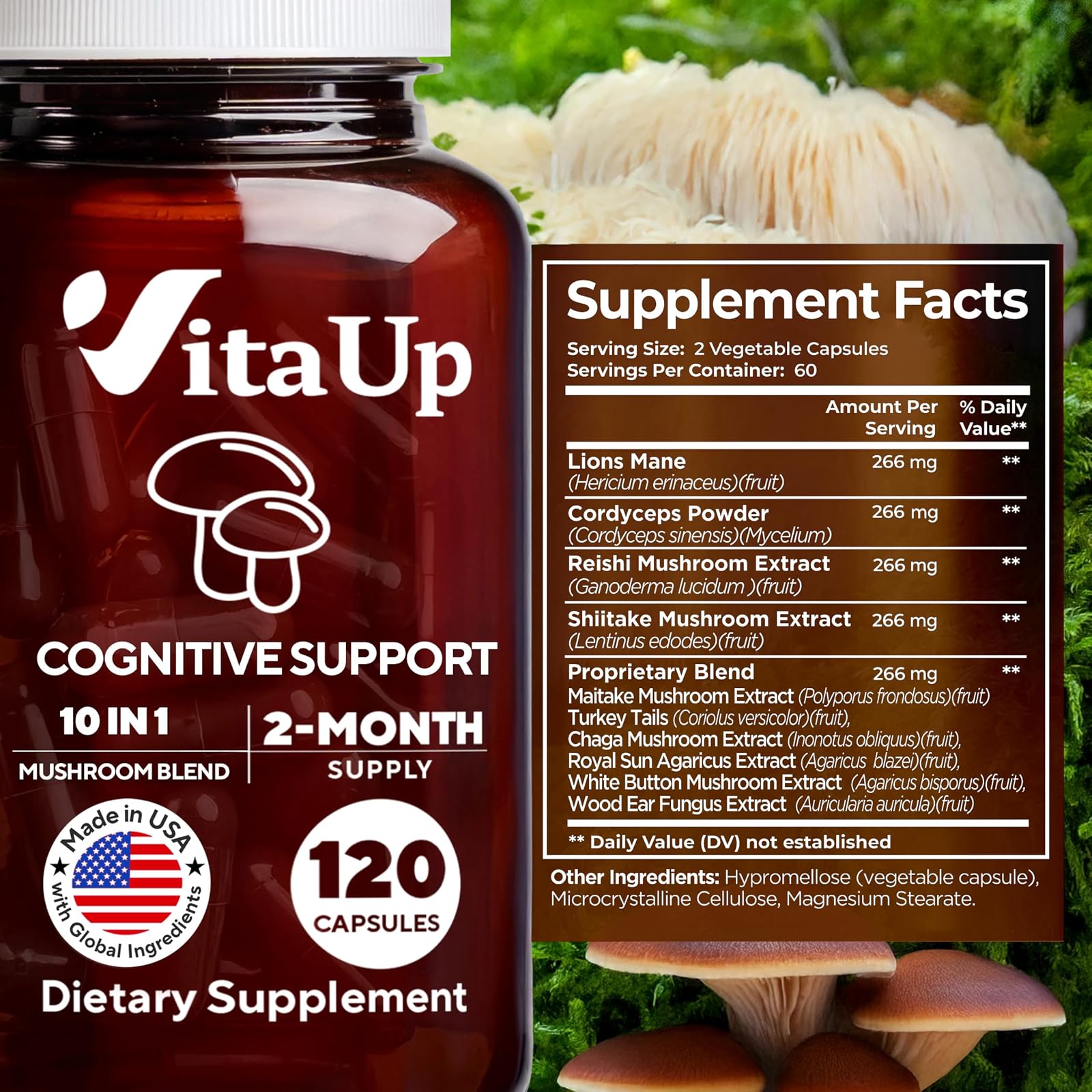 VitaUp adaptogens for stress relief