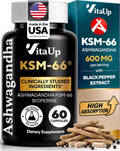 VitaUp Ashwagandha KSM 66 benefits