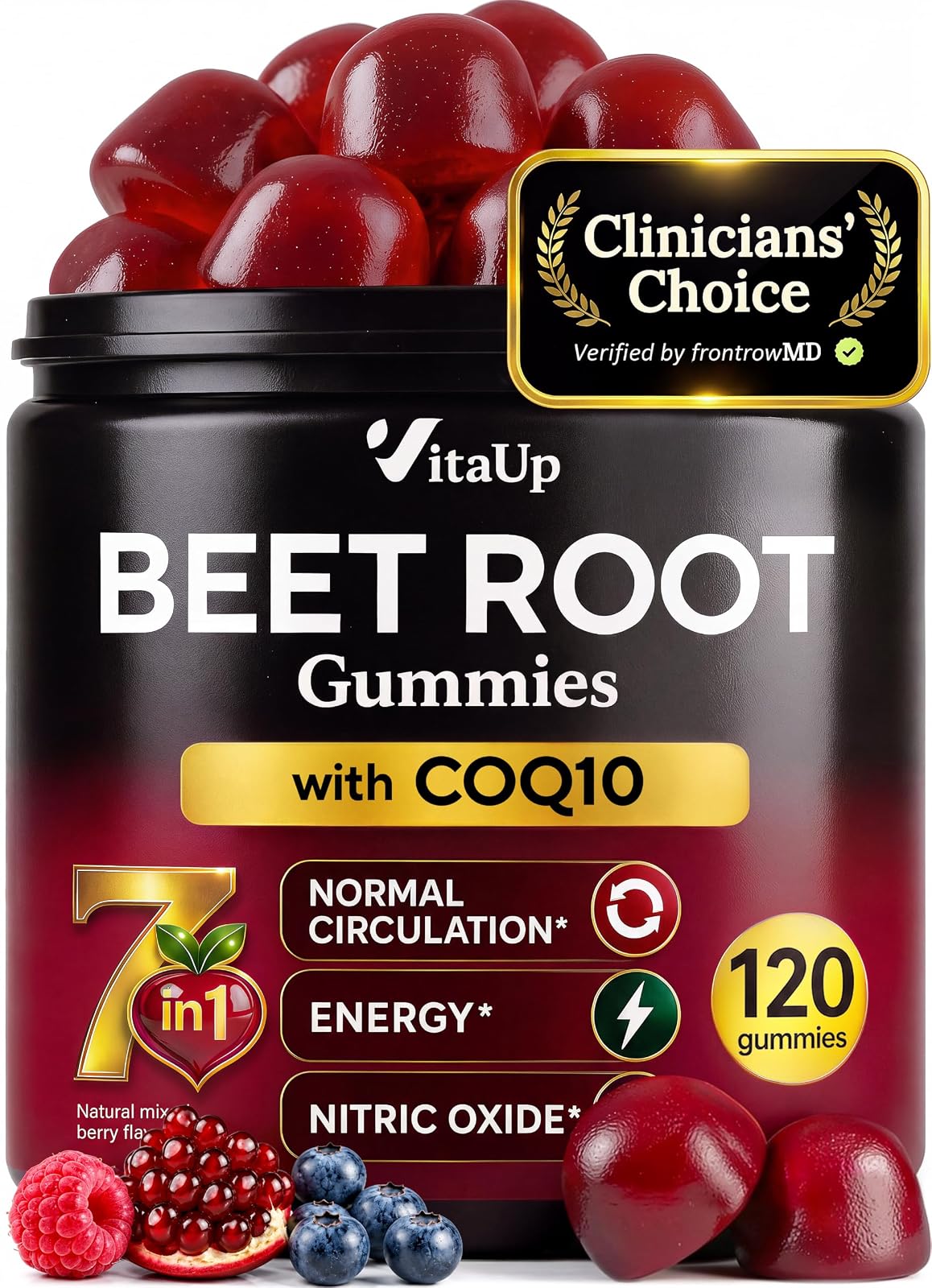 VitaUp beet root gummies for energy