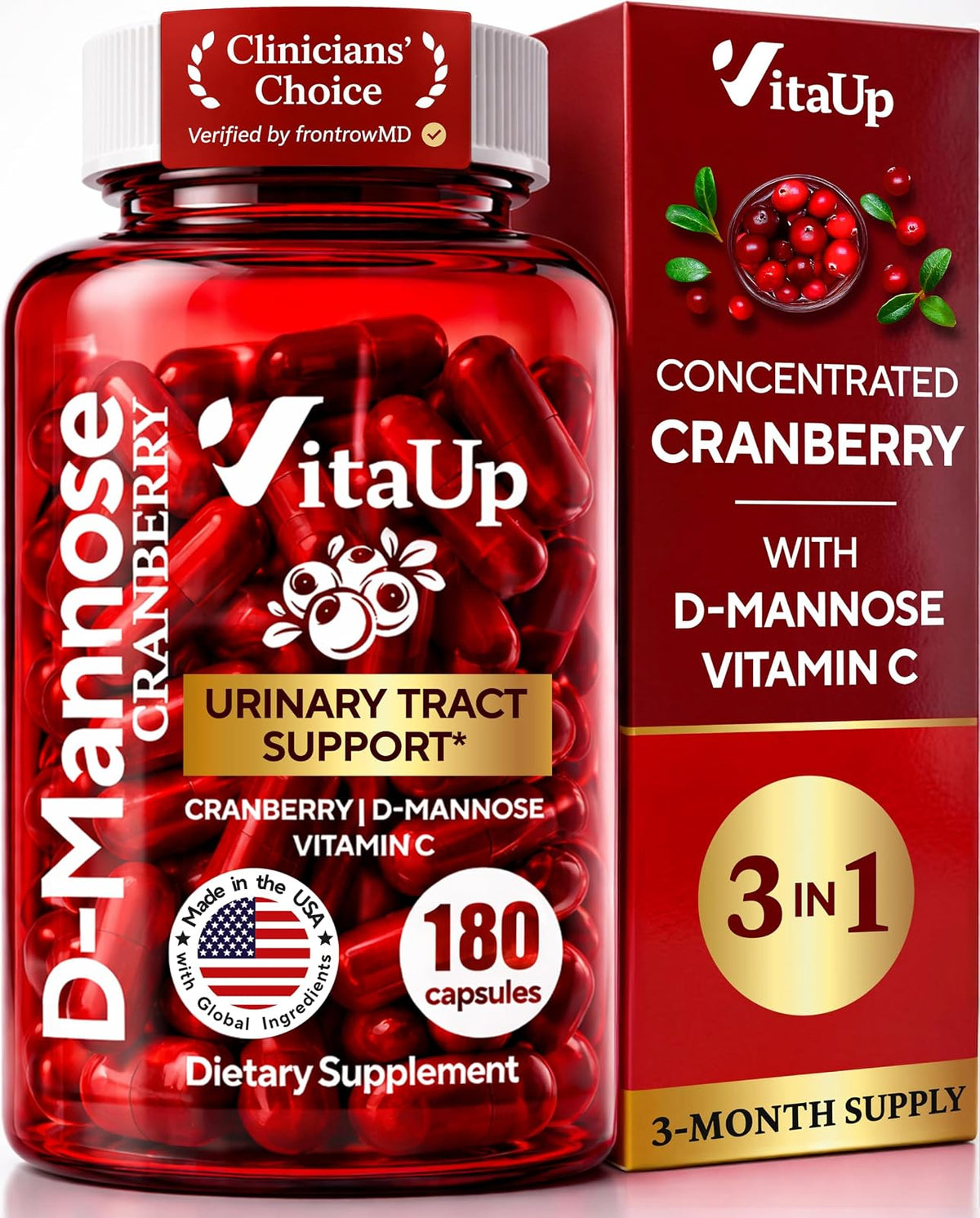 VitaUp D-Mannose vegan capsules