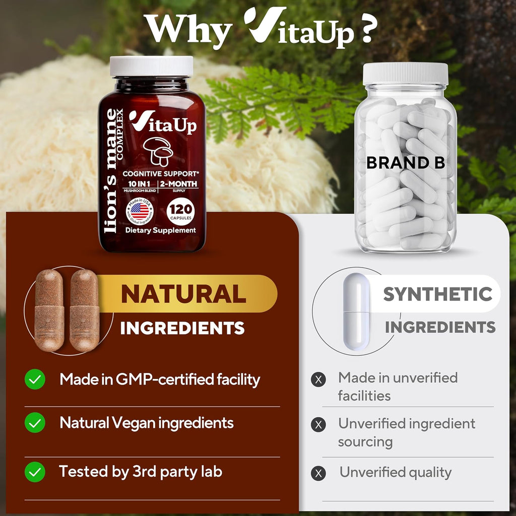 VitaUp mushroom complex for focus