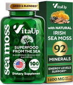 VitaUp sea moss capsules for wellness