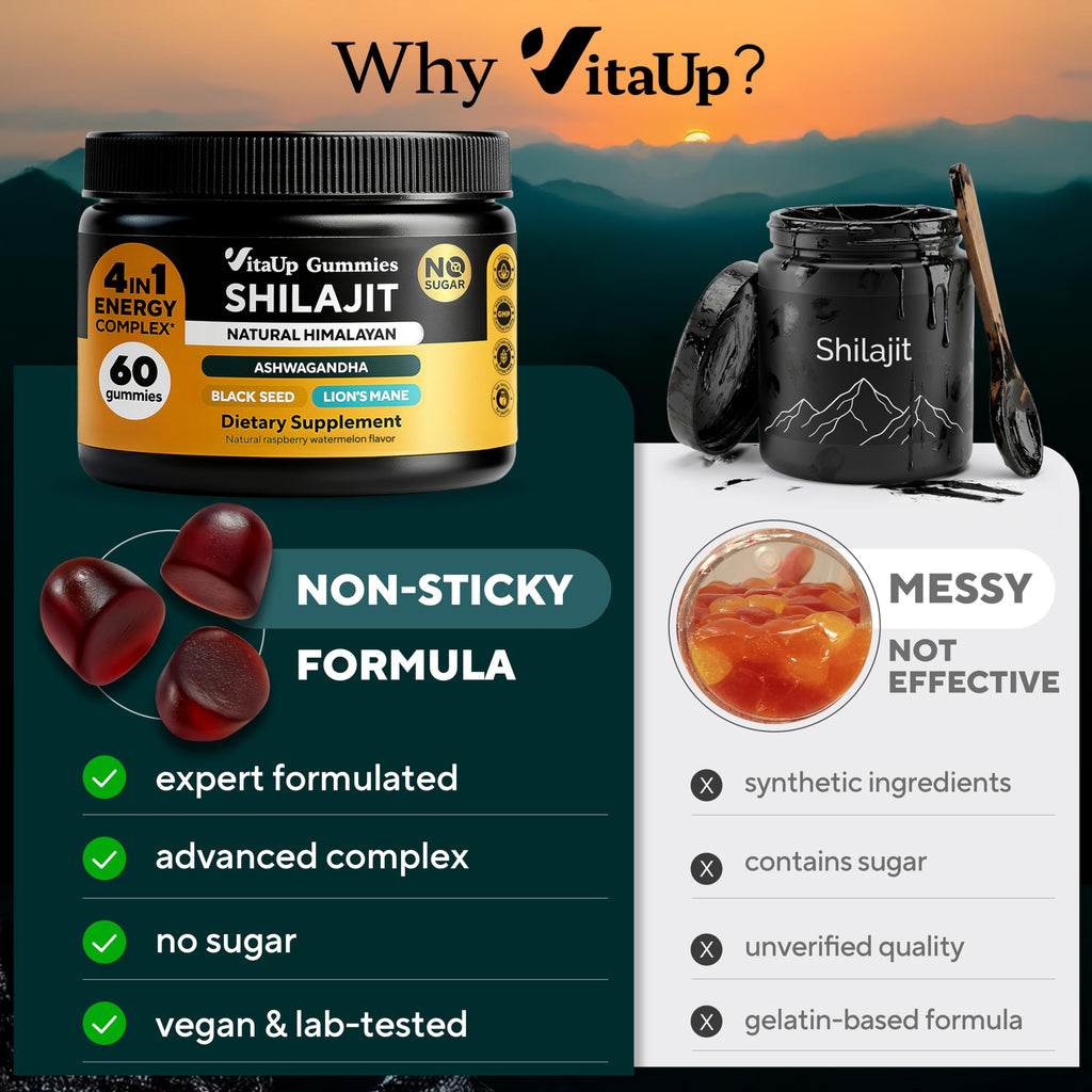 VitaUp shilajit gummies for energy