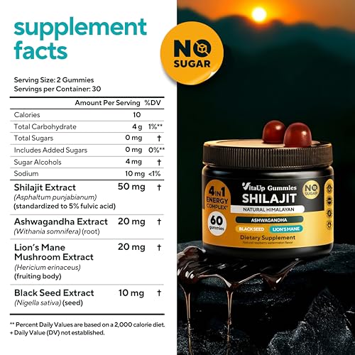 VitaUp shilajit gummies for vitality