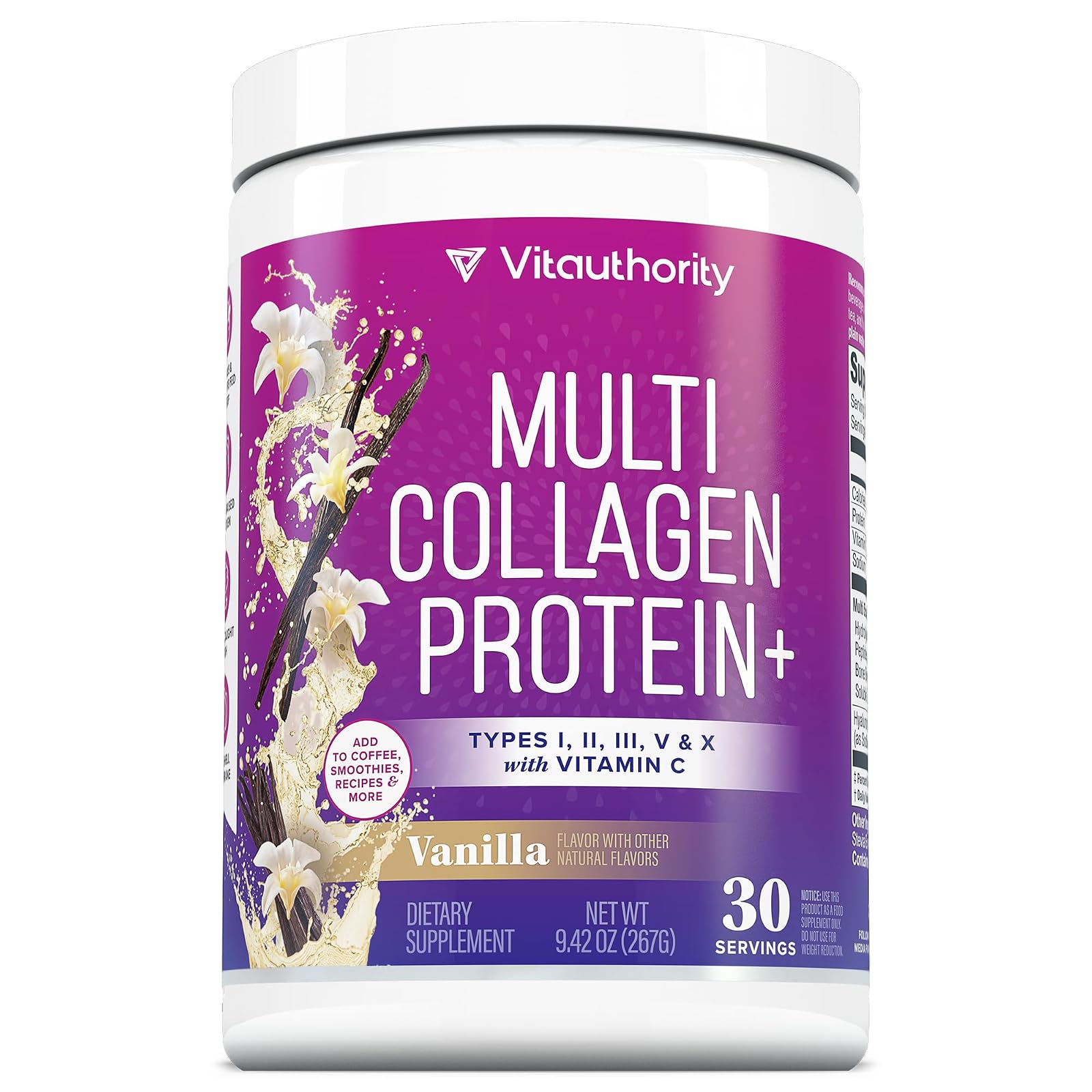 Vitauthority collagen peptides powder