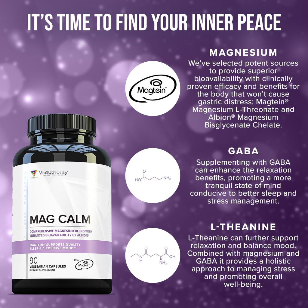 Vitauthority magnesium supplement for cognitive support
