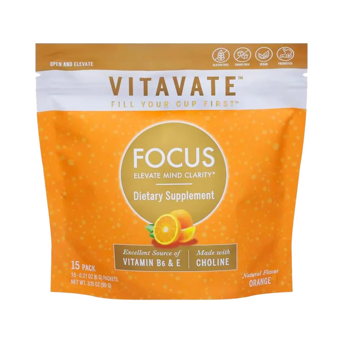 VITAVATE Focus prebiotic drink mix