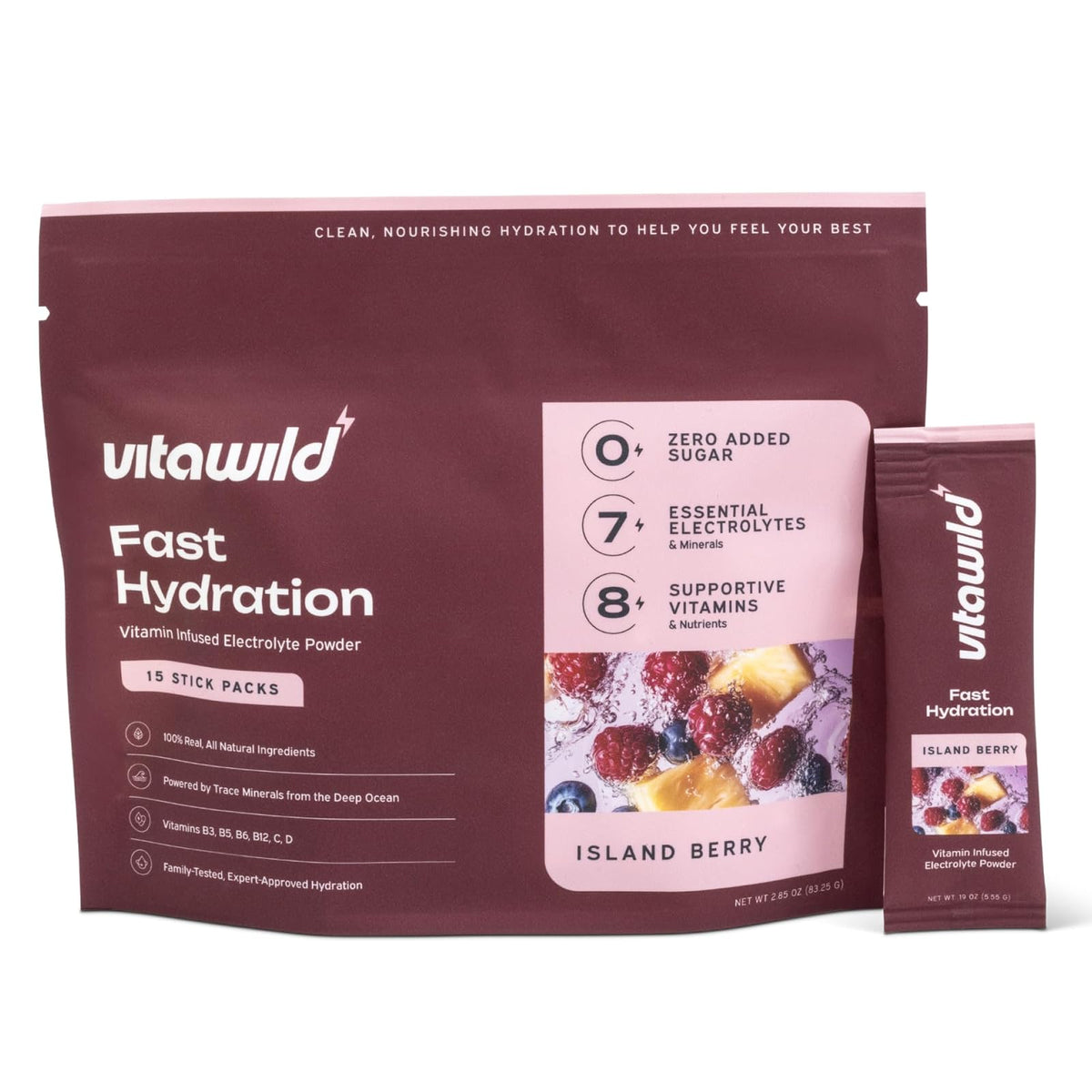 VitaWild Clean Electrolytes Island Berry