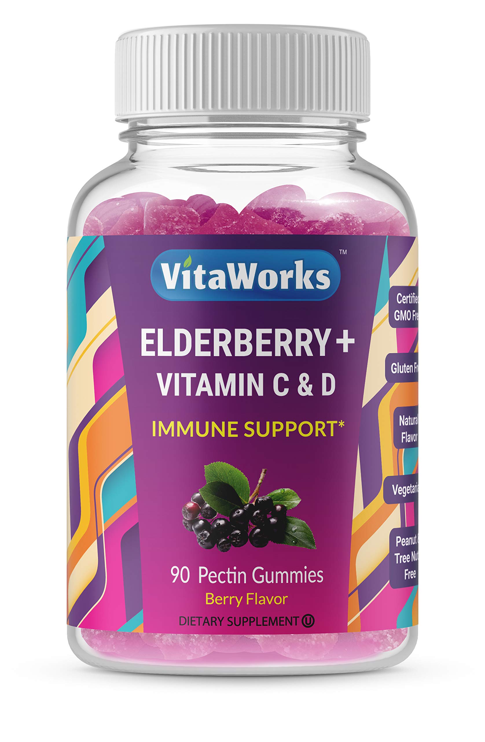 VitaWorks elderberry gummies for immunity