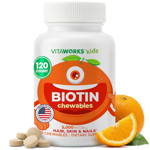 VitaWorks kids biotin chewable tablets