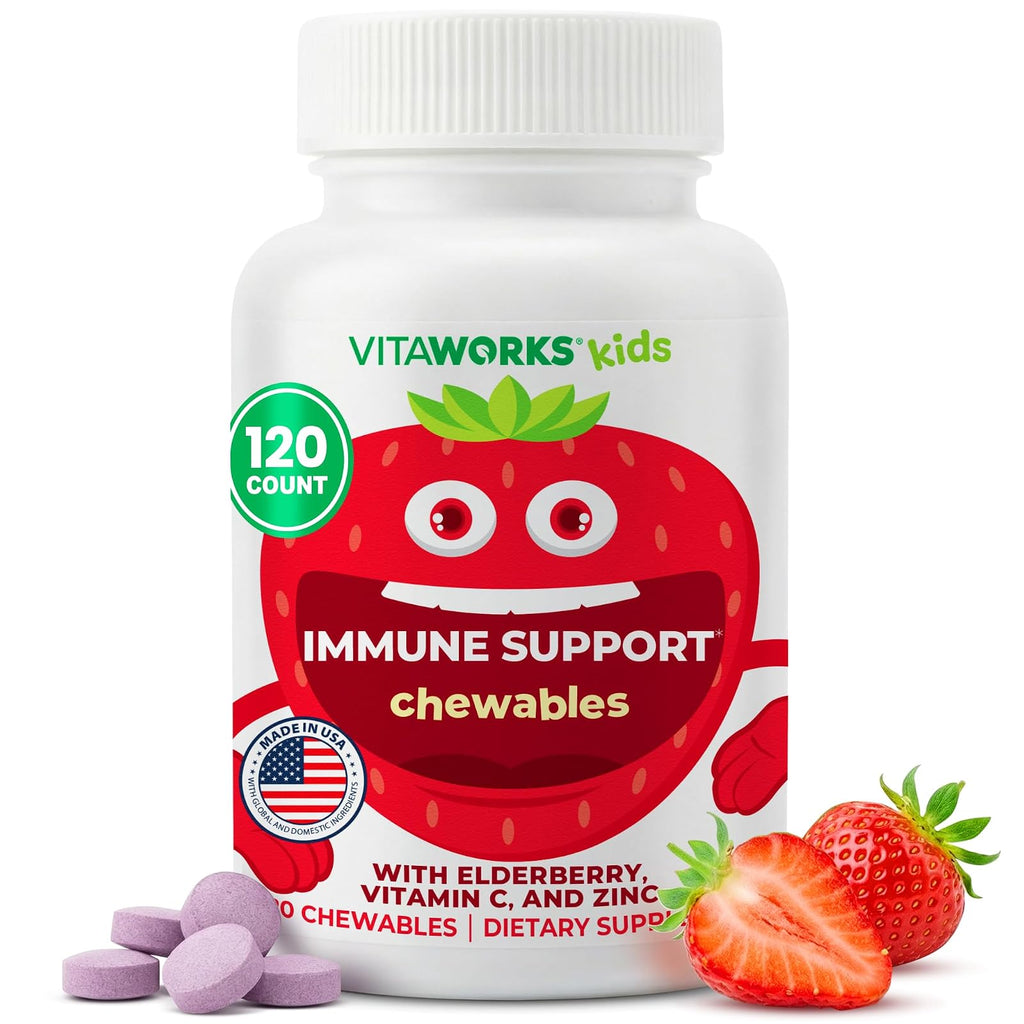 VitaWorks kids immune support tablets