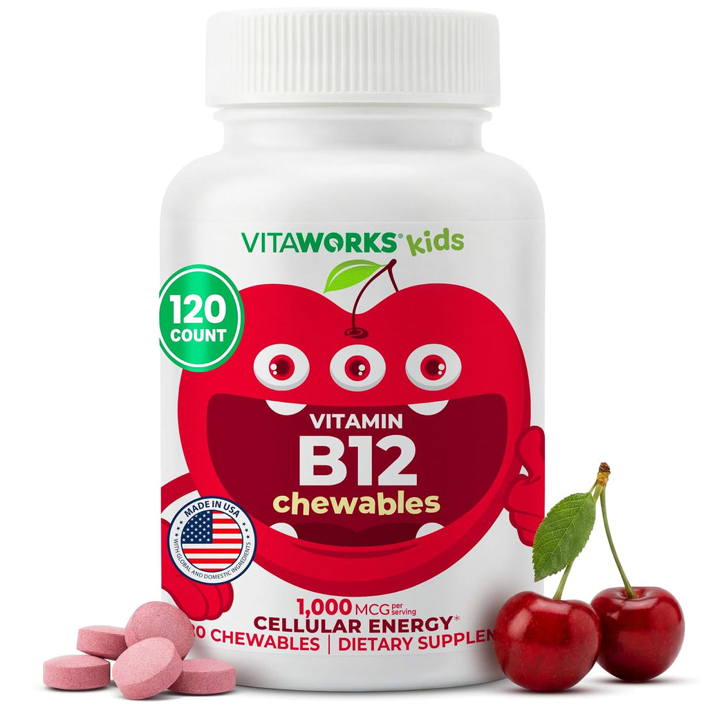 VitaWorks vitamin B12 chewable tablets