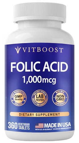 VITBOOST folic acid supplement tablets