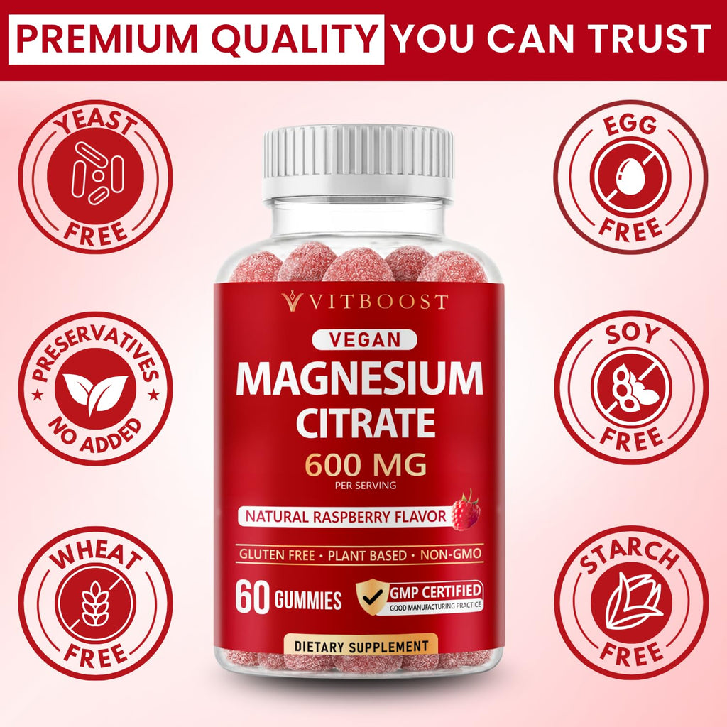 VITBOOST magnesium citrate for muscle recovery