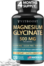 VITBOOST magnesium glycinate capsules