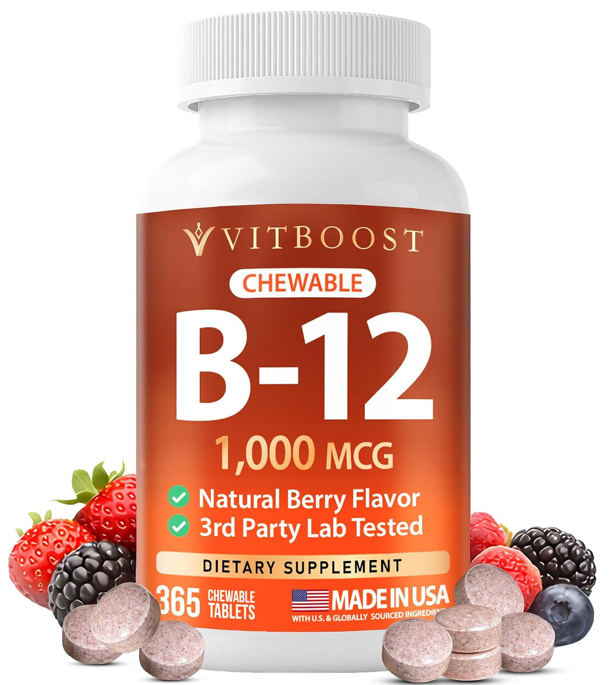 VITBOOST Vitamin B12 chewable tablets