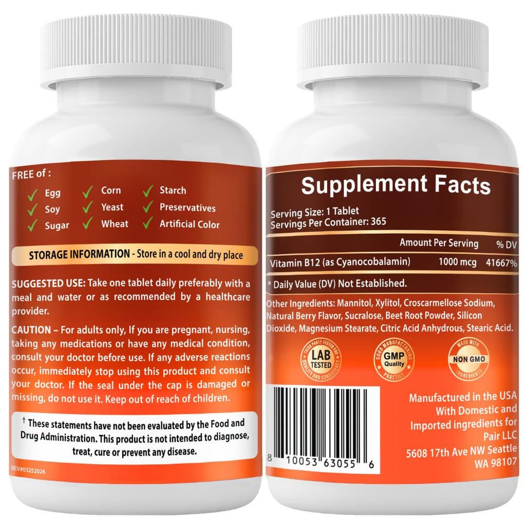 VITBOOST Vitamin B12 for mood enhancement