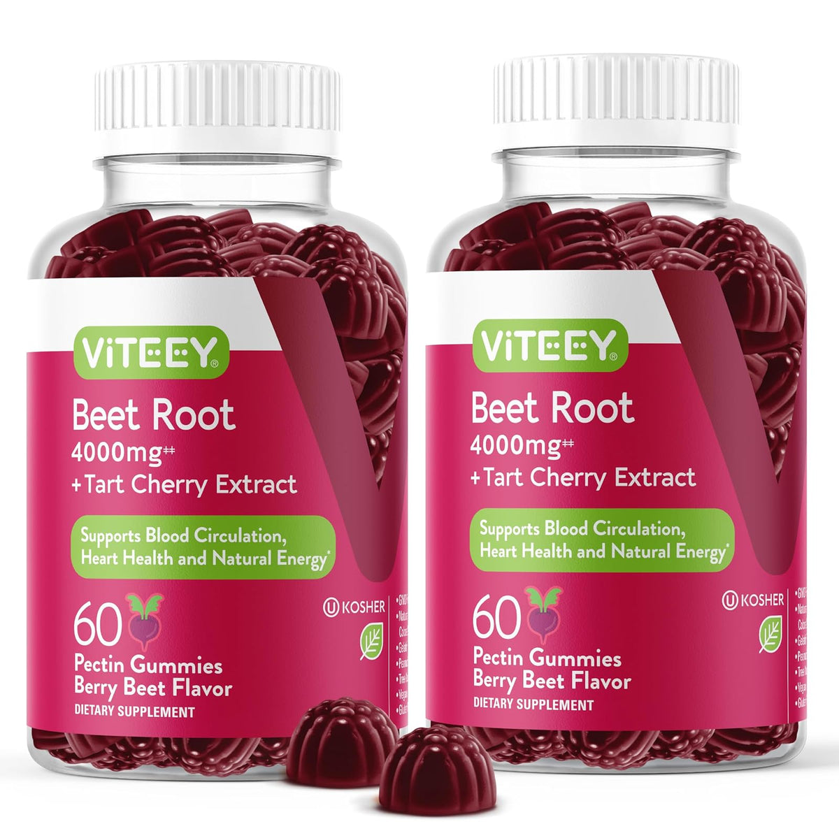 Viteey beet root gummies for energy