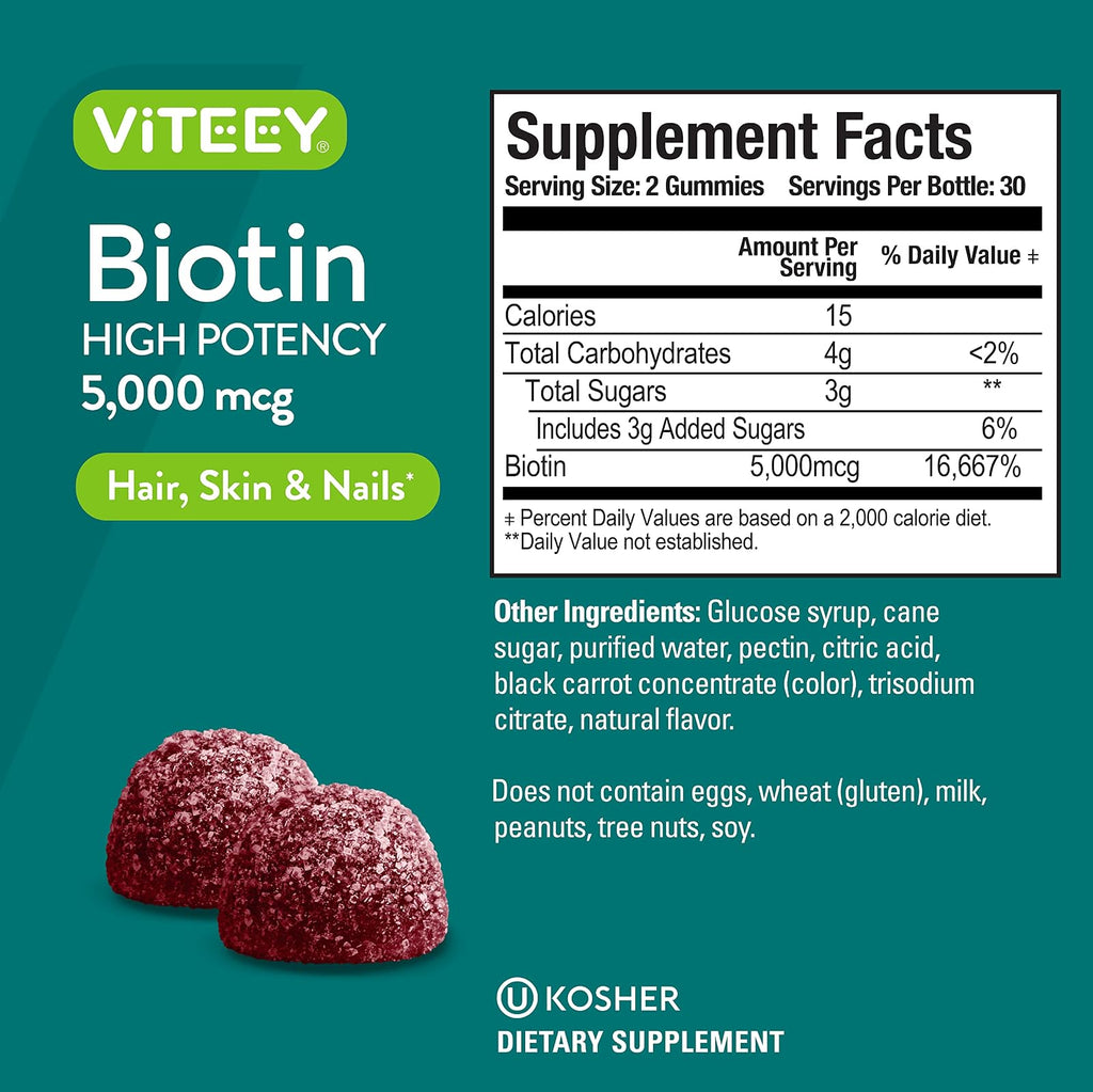 Viteey biotin for healthy skin