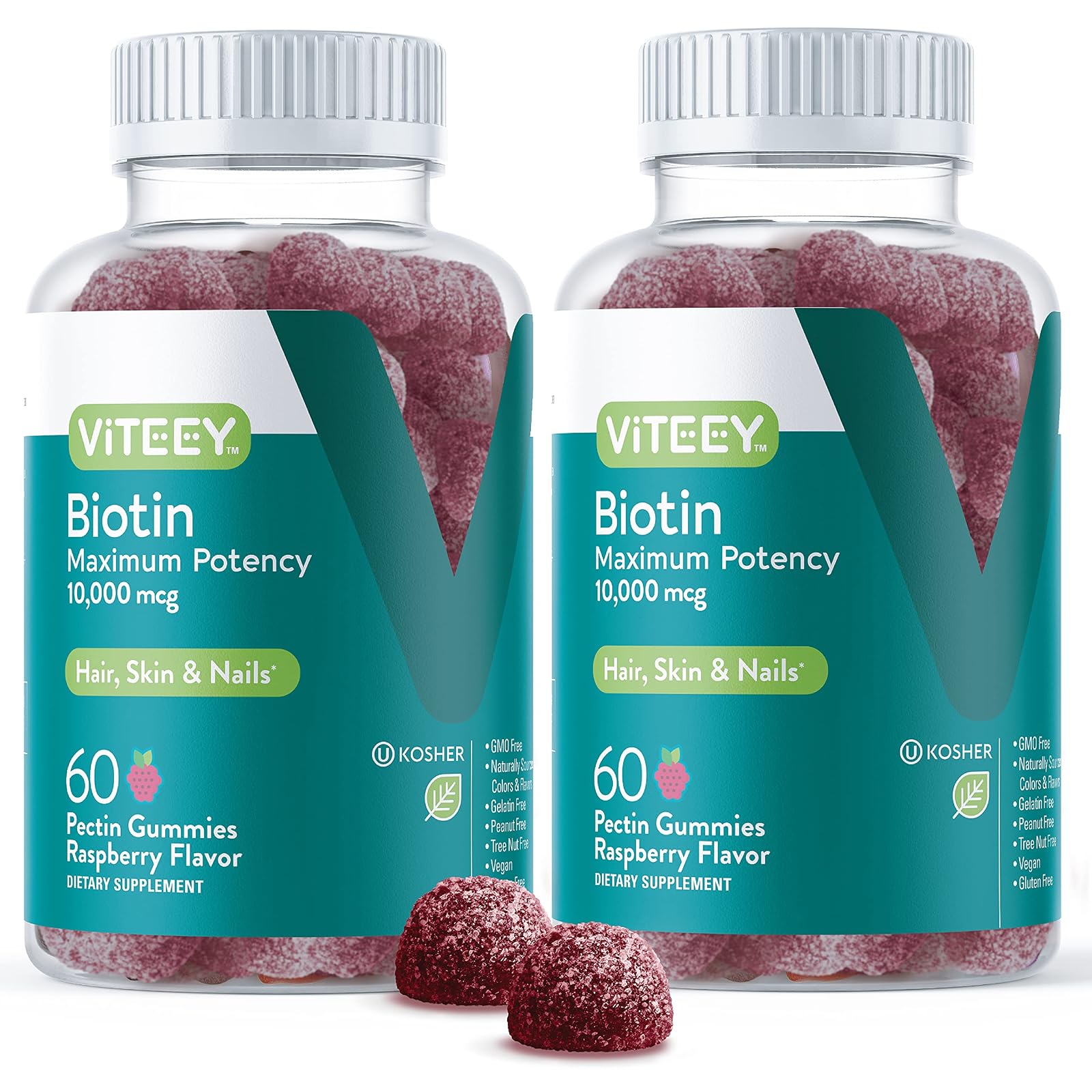 Viteey biotin gummies for healthy hair