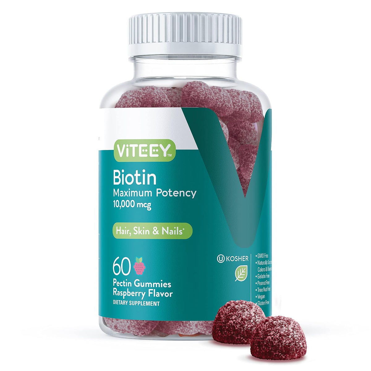 Viteey biotin gummies for healthy hair
