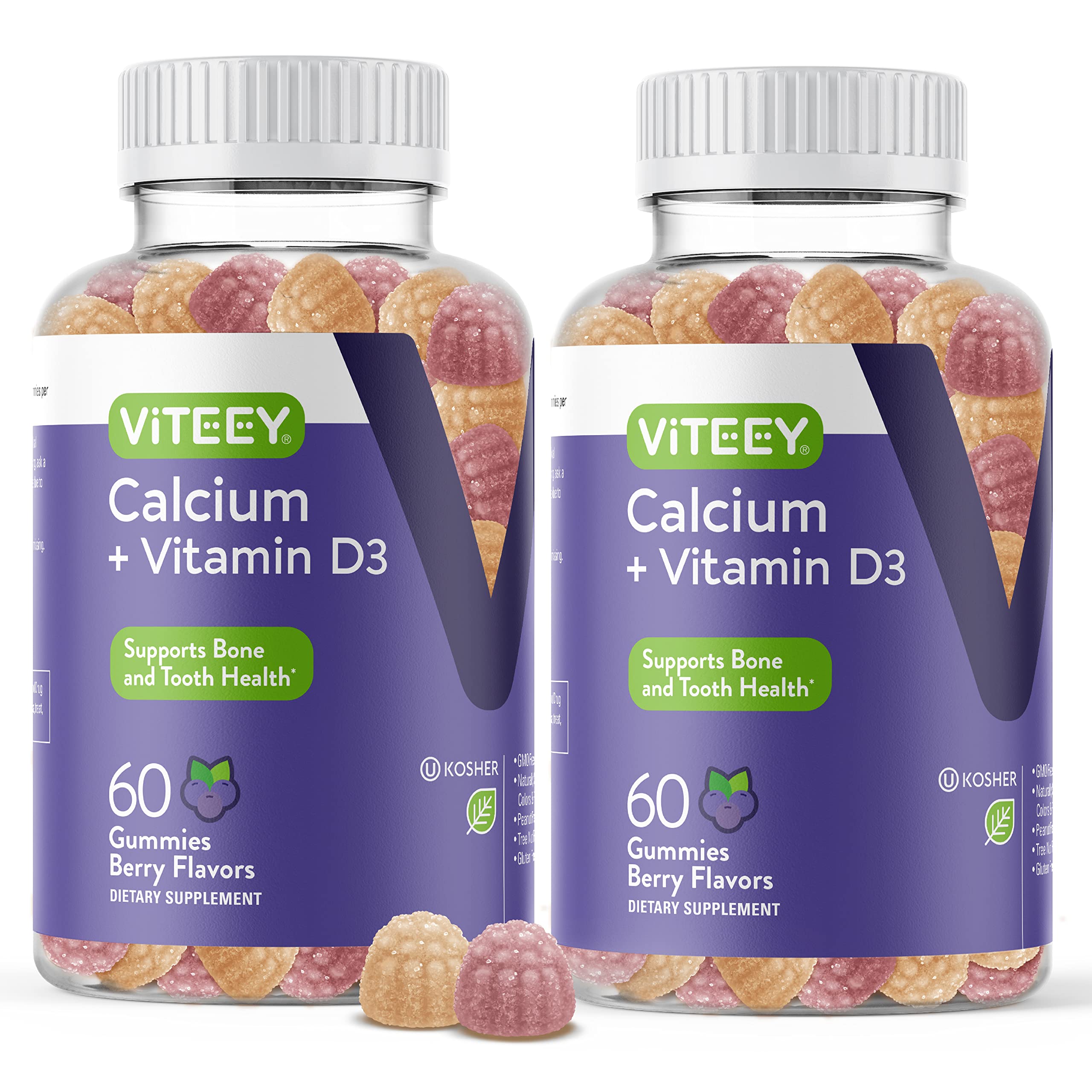 Viteey calcium gummies for strong bones