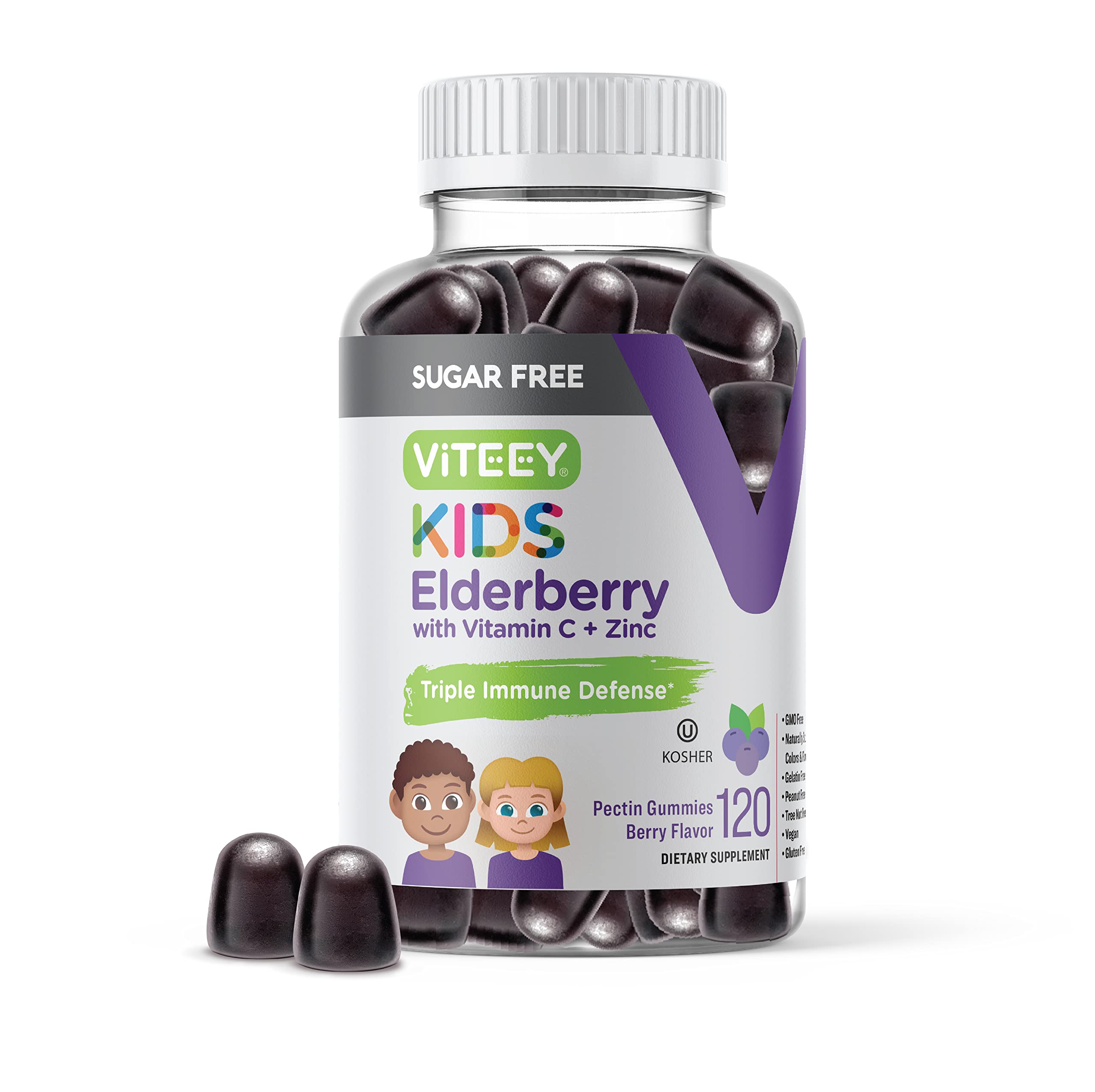 Viteey elderberry gummies for kids