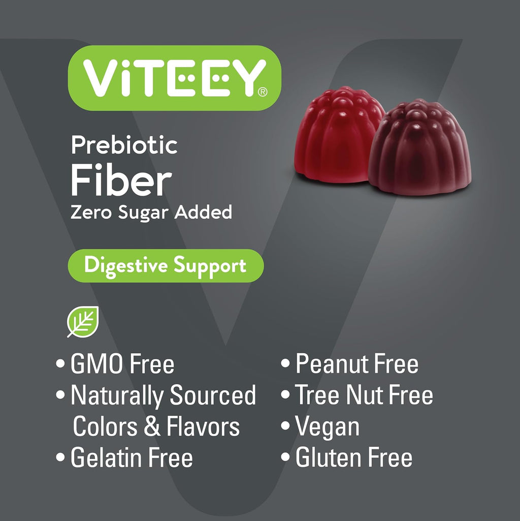 Viteey fiber gummies for regularity support