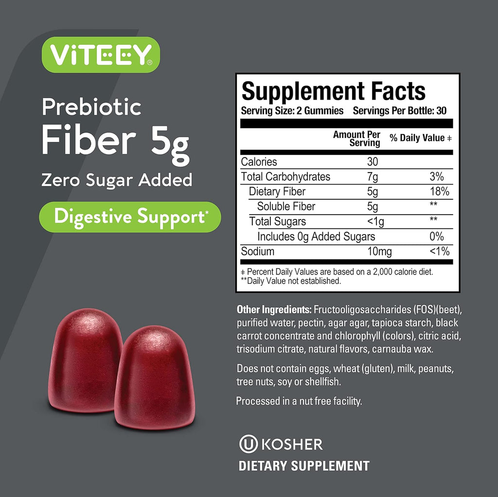 Viteey gummies for digestive support