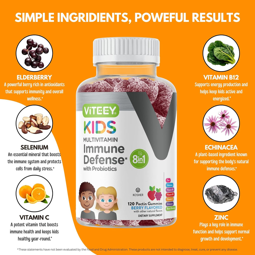 Viteey gummies support healthy development