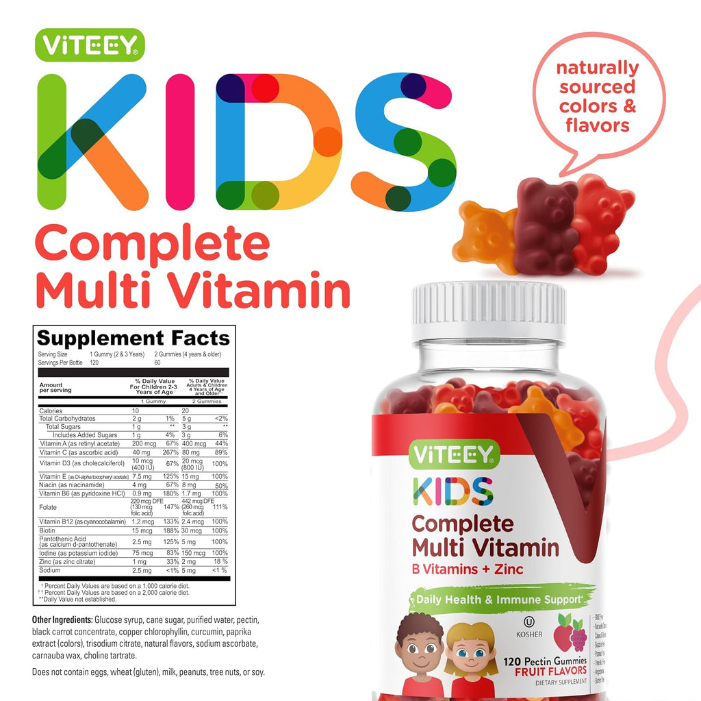 Viteey gummy multivitamin for kids
