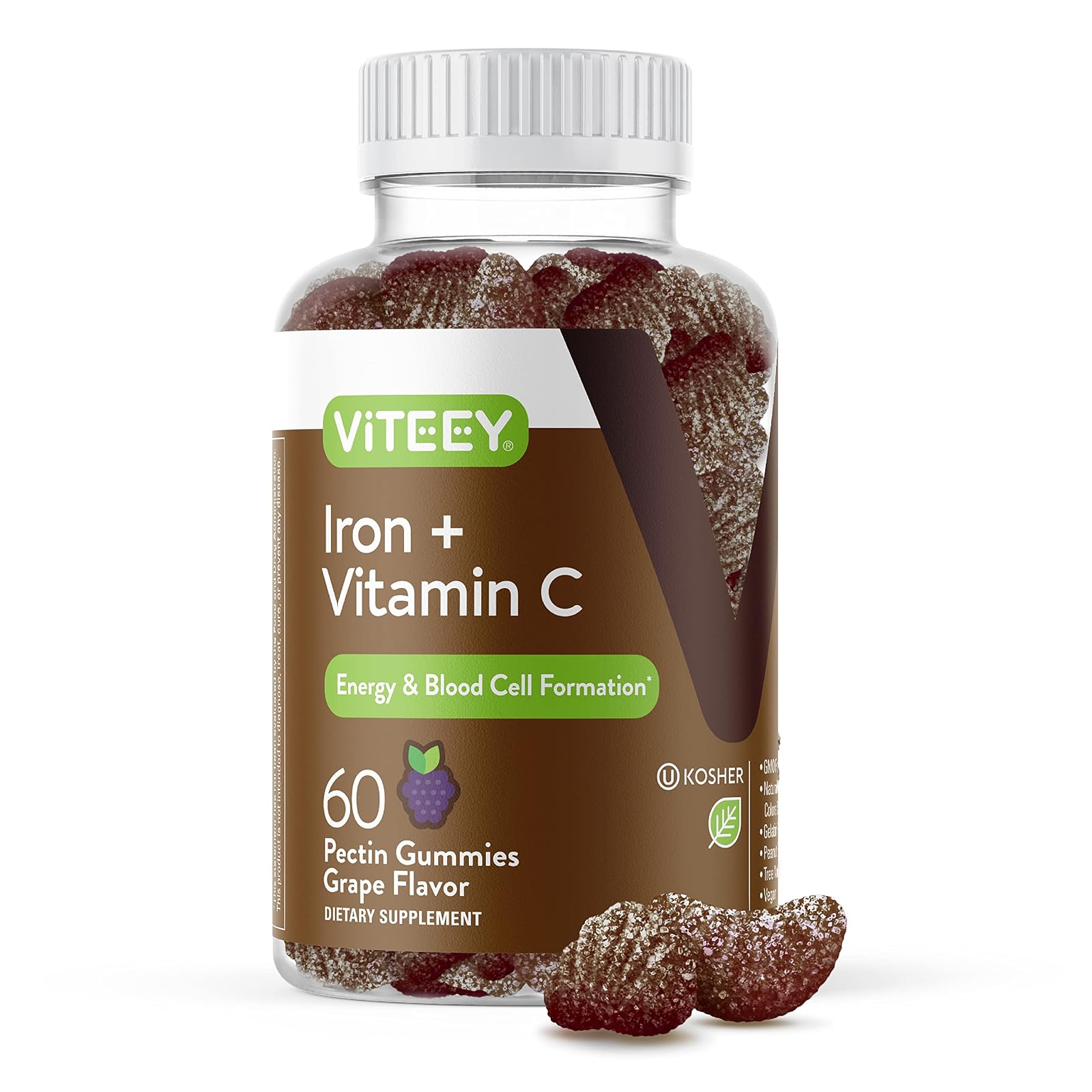 Viteey iron gummies for women