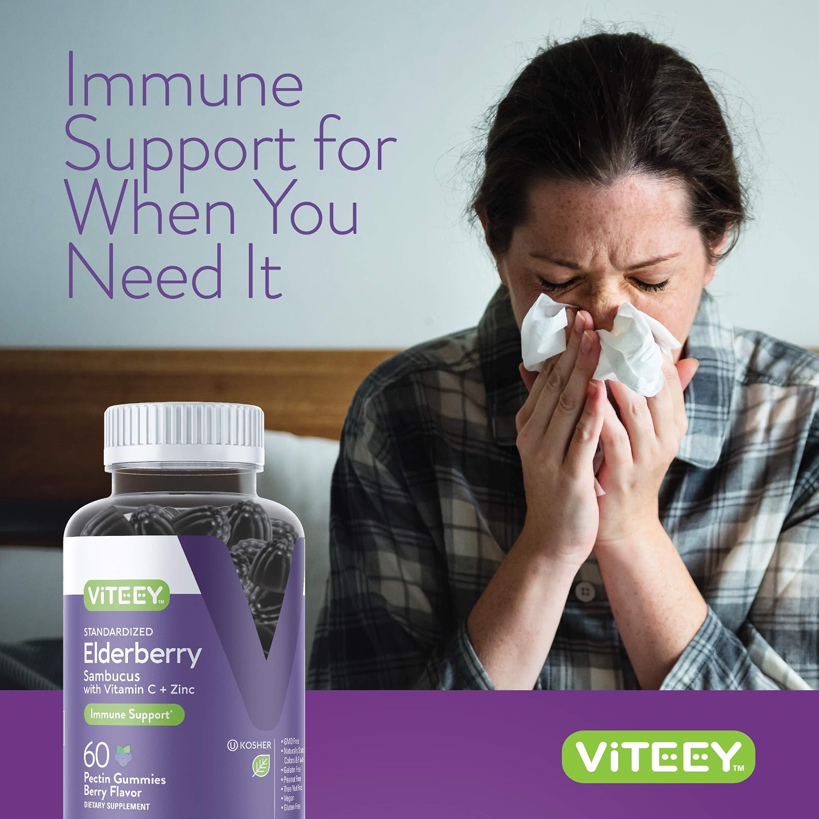 Viteey kids elderberry gummies