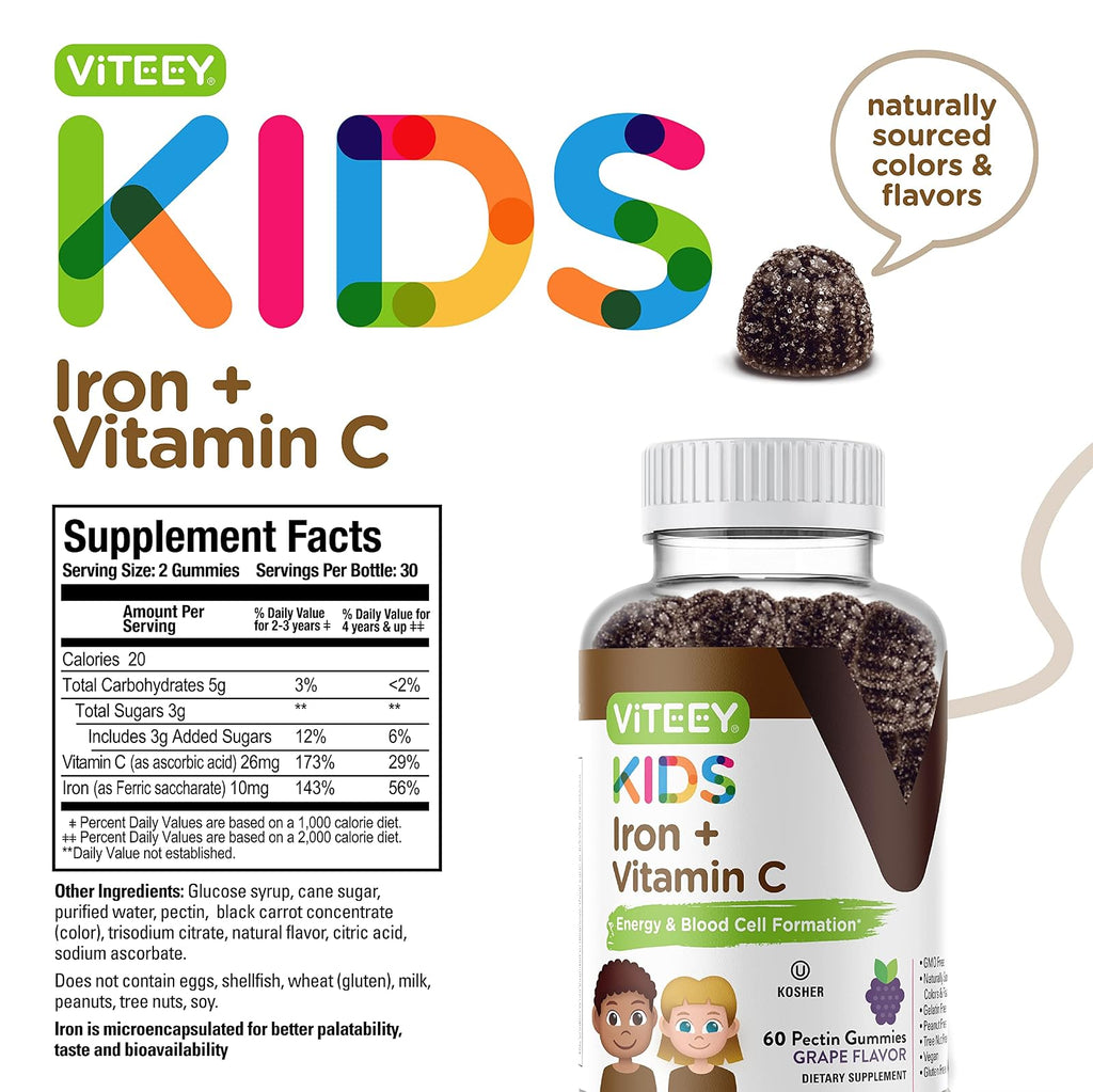 Viteey kids iron chewables