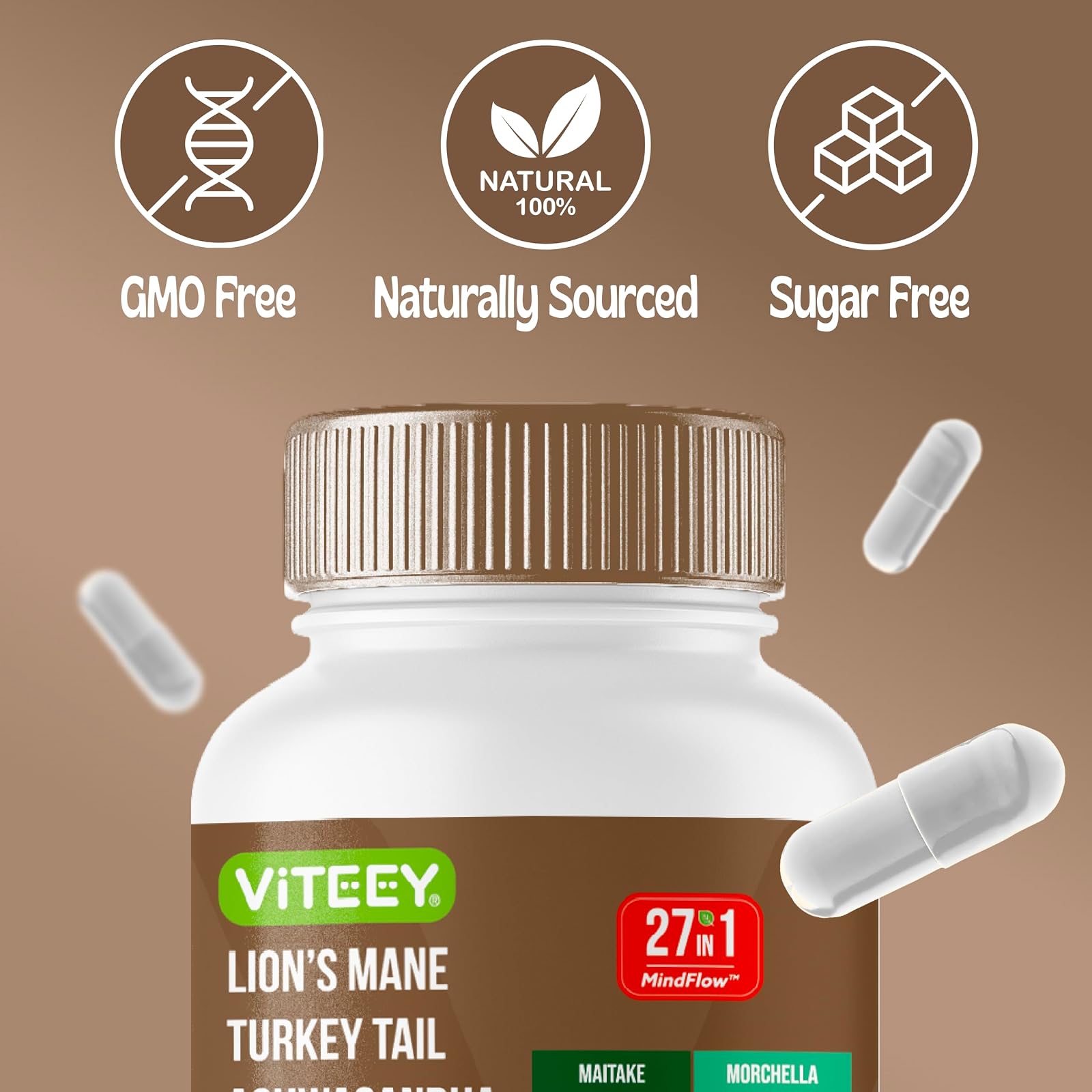Viteey Lion's Mane for focus