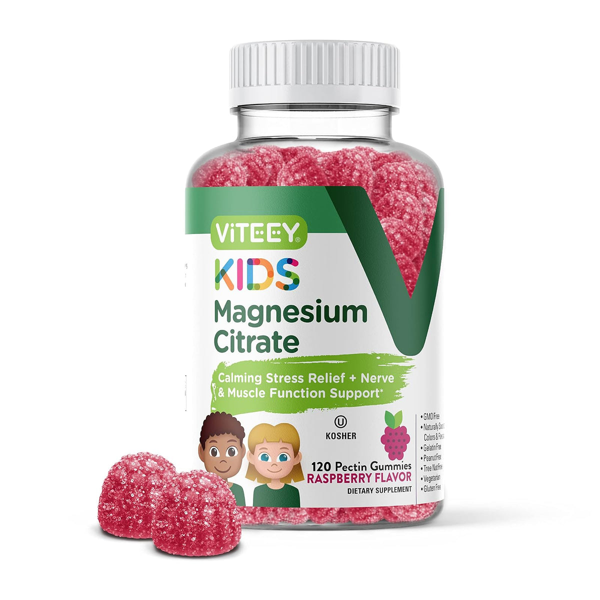 Viteey magnesium citrate gummies for kids