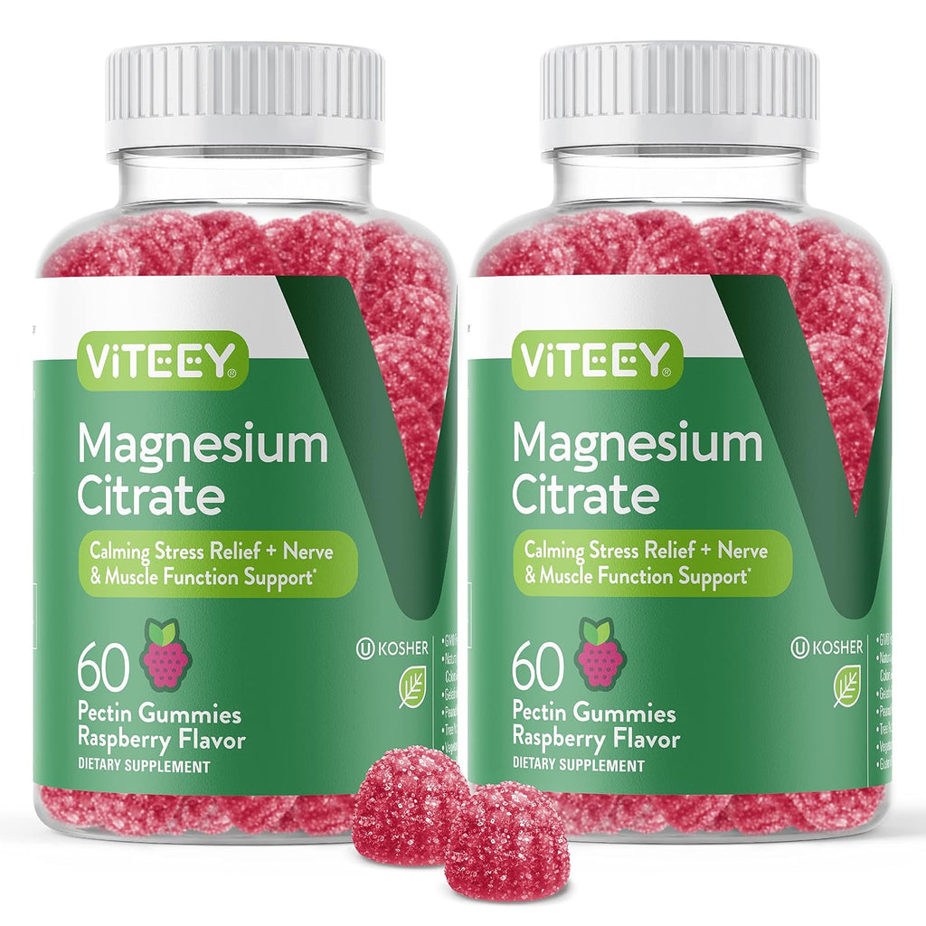 Viteey magnesium citrate gummies for relaxation