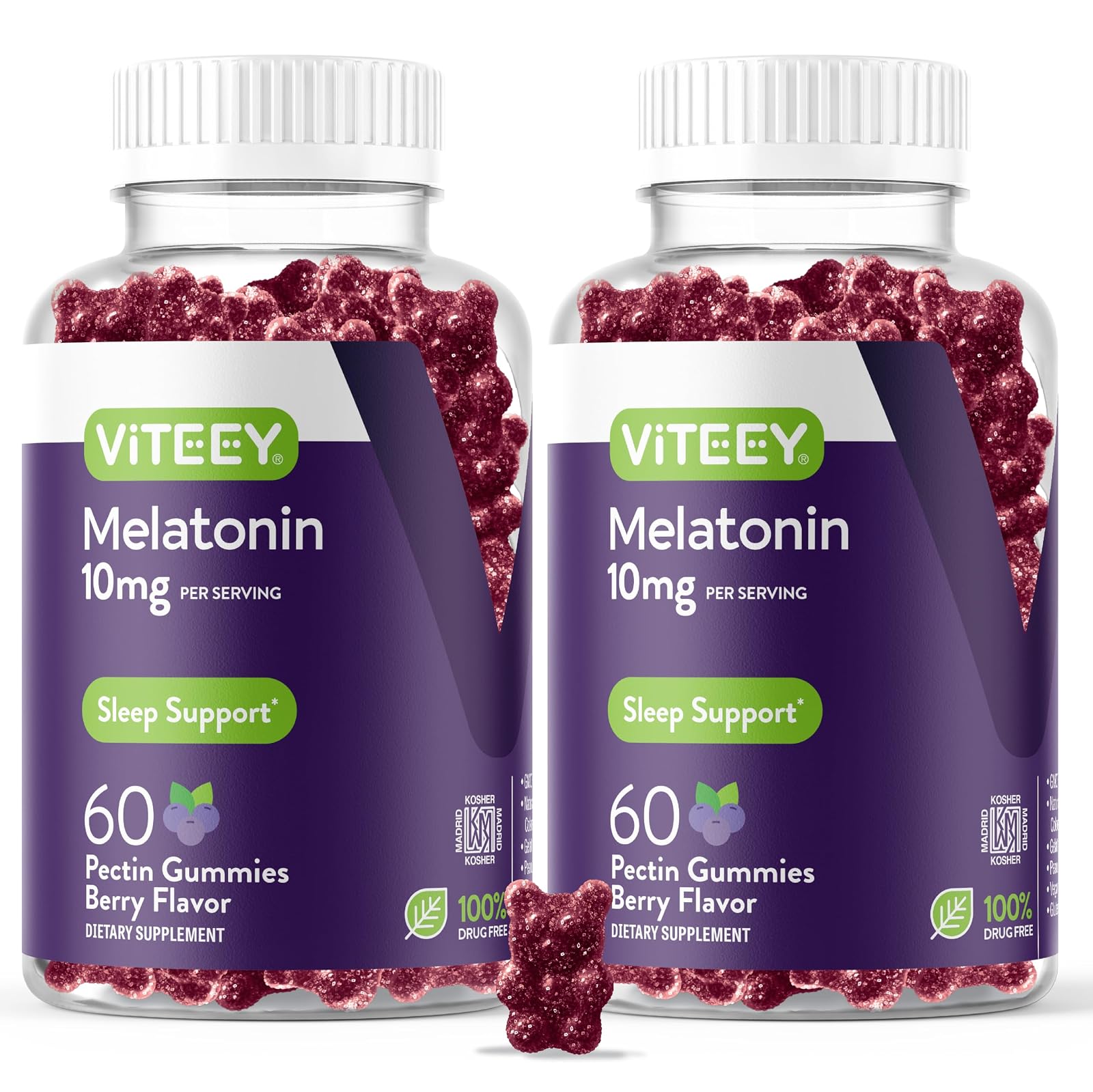 Viteey melatonin gummies for restful sleep