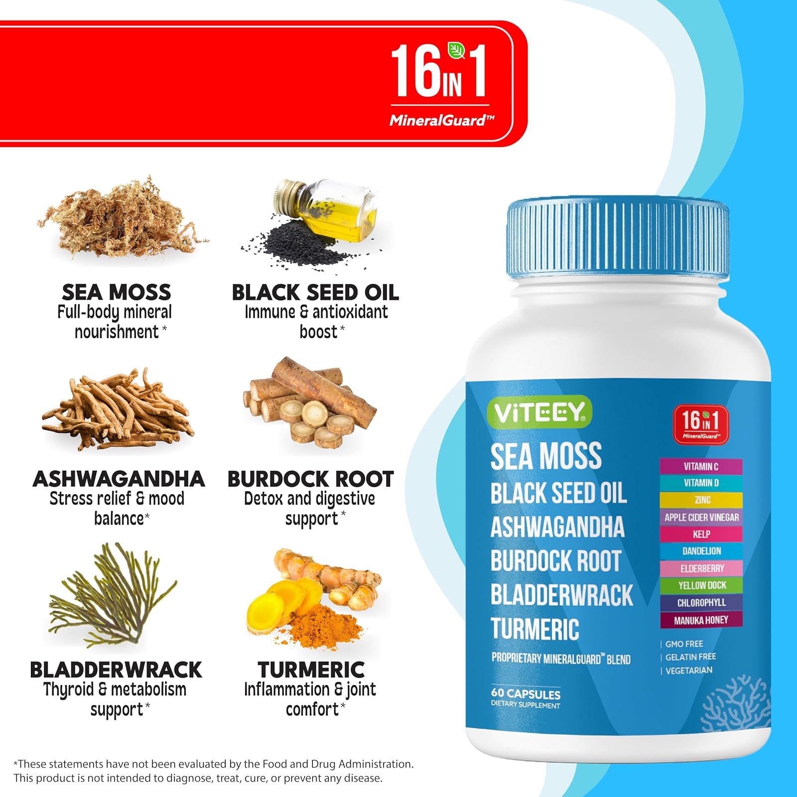 Viteey multivitamins for energy boost