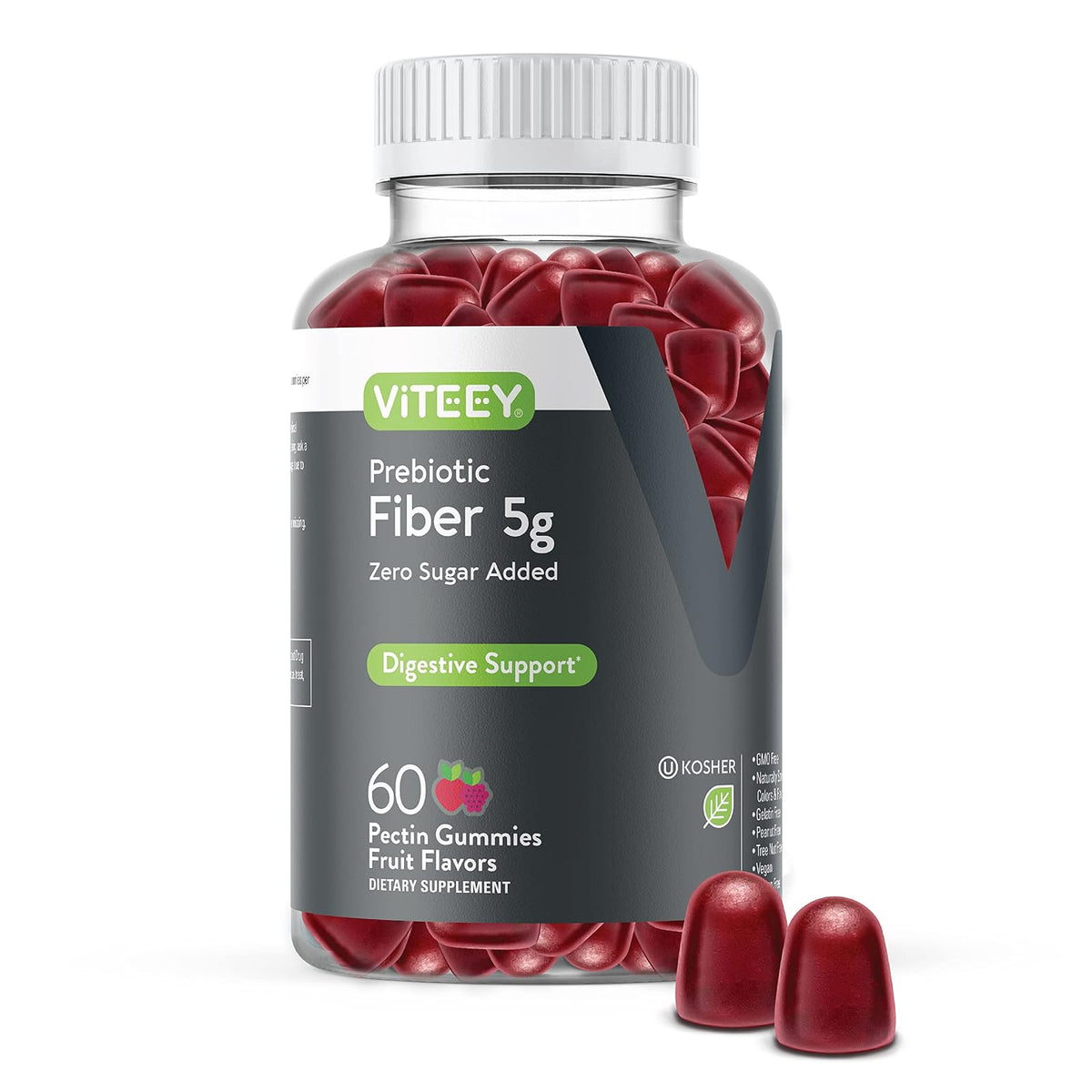 Viteey prebiotic fiber gummies benefits