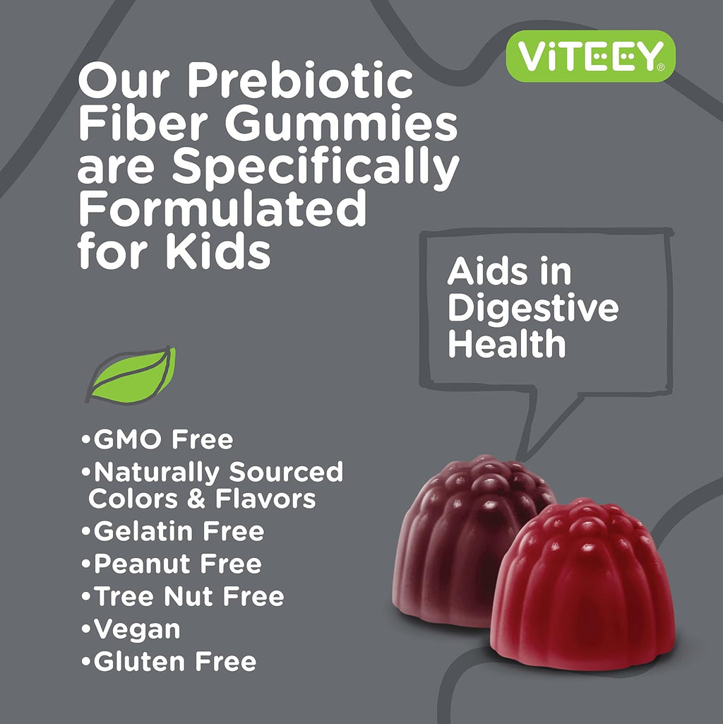 Viteey prebiotic gummies for daily fiber