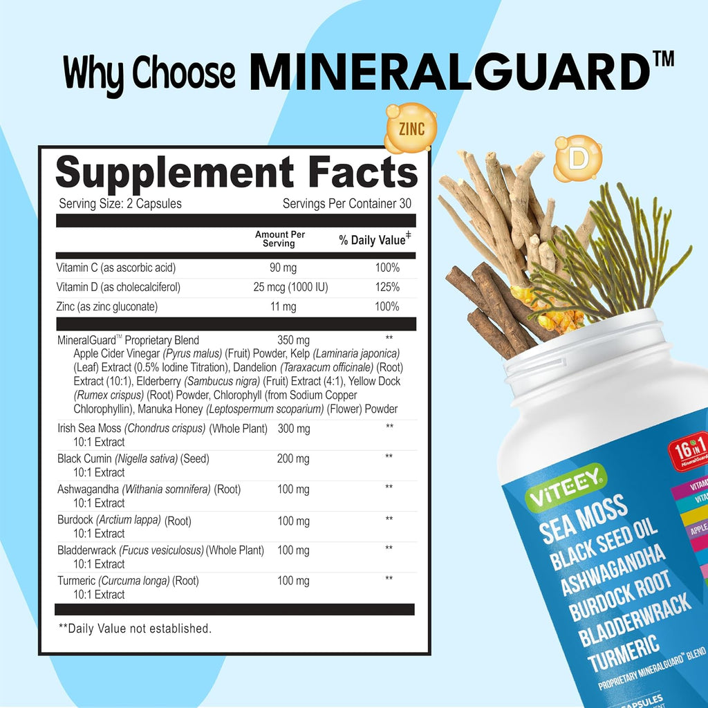 Viteey sea moss for immune support