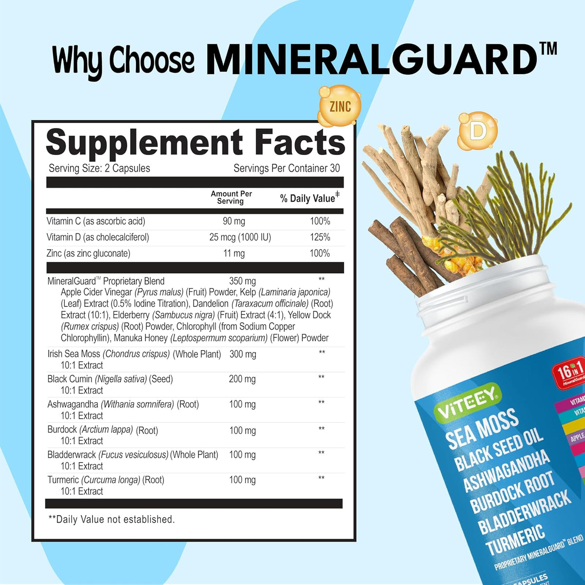 Viteey sea moss for immune support