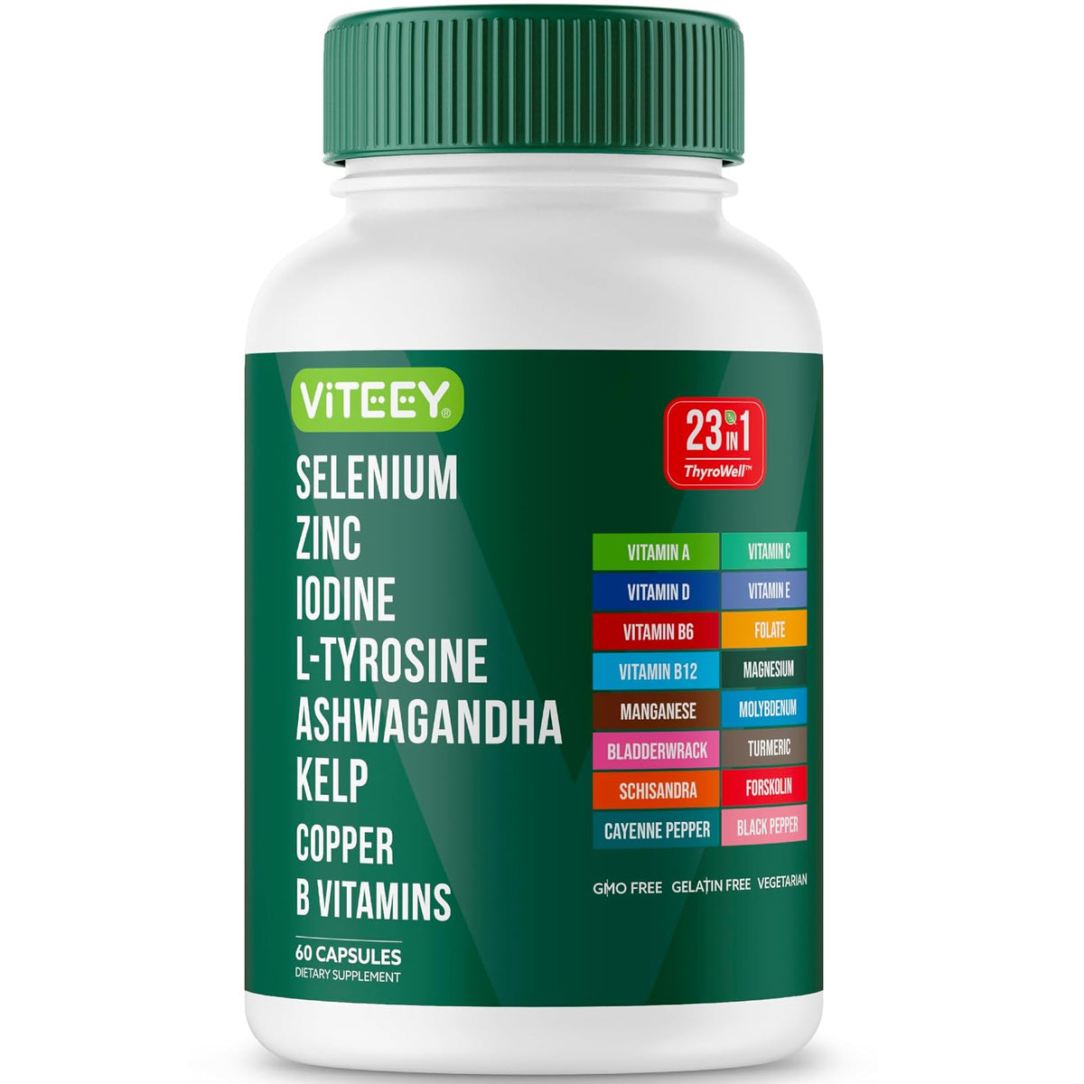 Viteey thyroid support supplement benefits