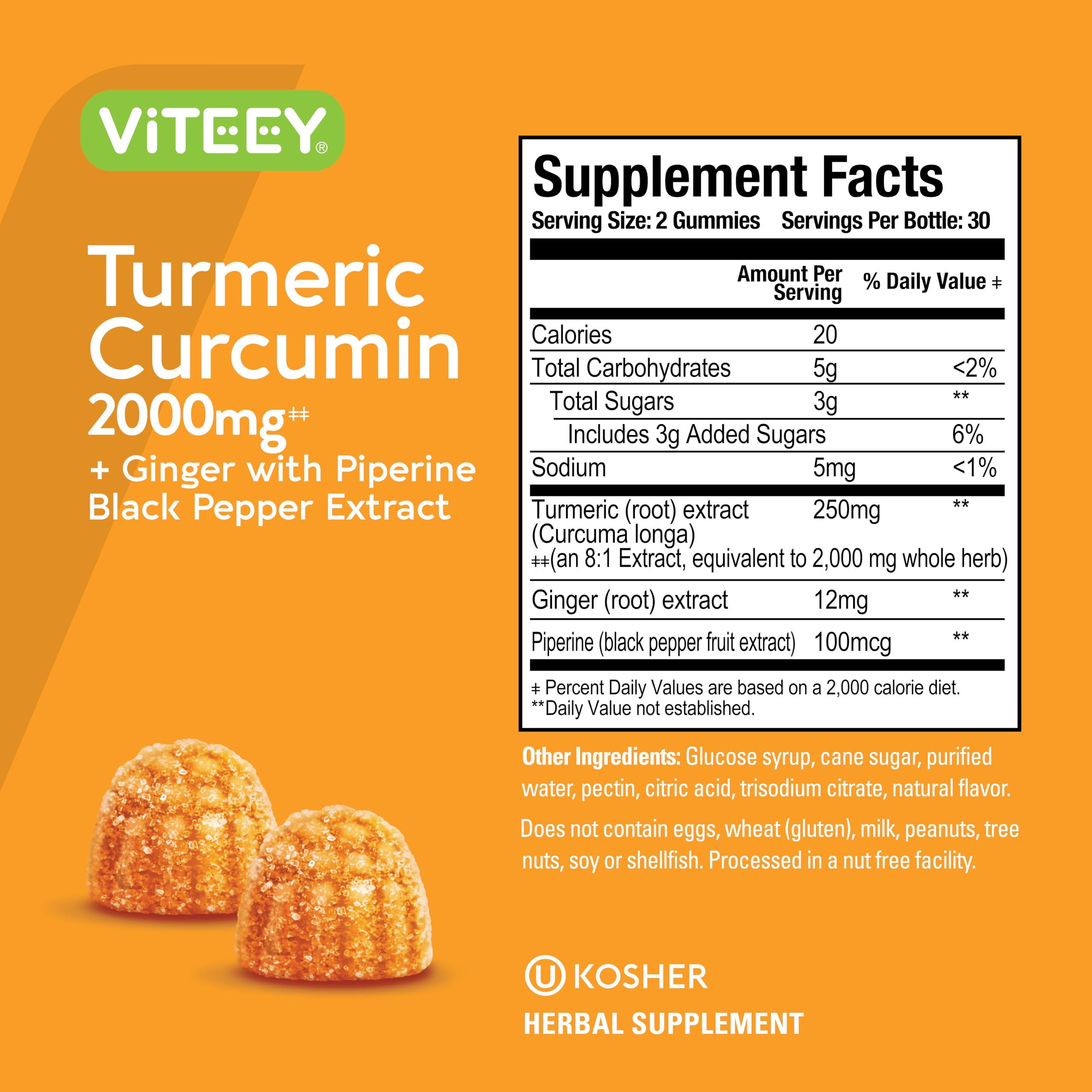 Viteey turmeric for enhanced absorption